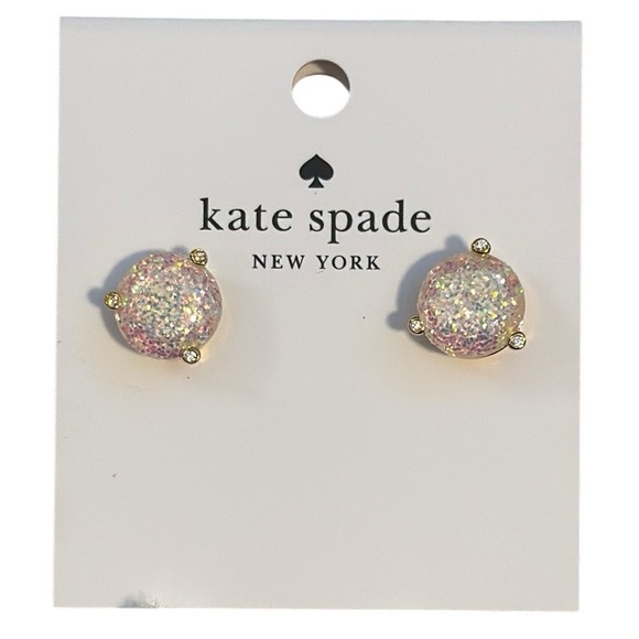 kate spade | Jewelry | Nwt Kate Spade Opal Glitter Stud Earrings | Poshmark